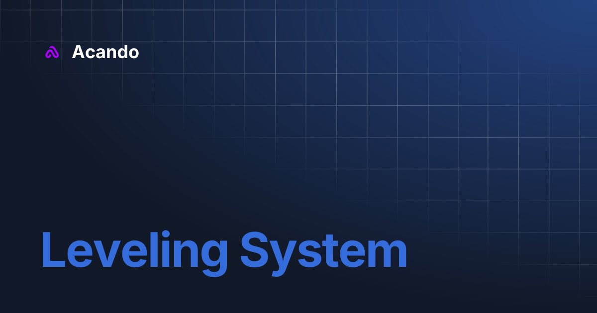 Leveling System | Acando